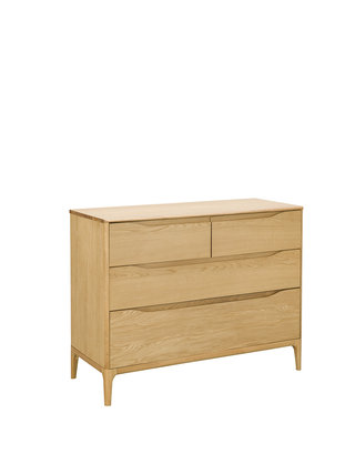 Rimini 6 Drawer Tall Wide Chest | ercol