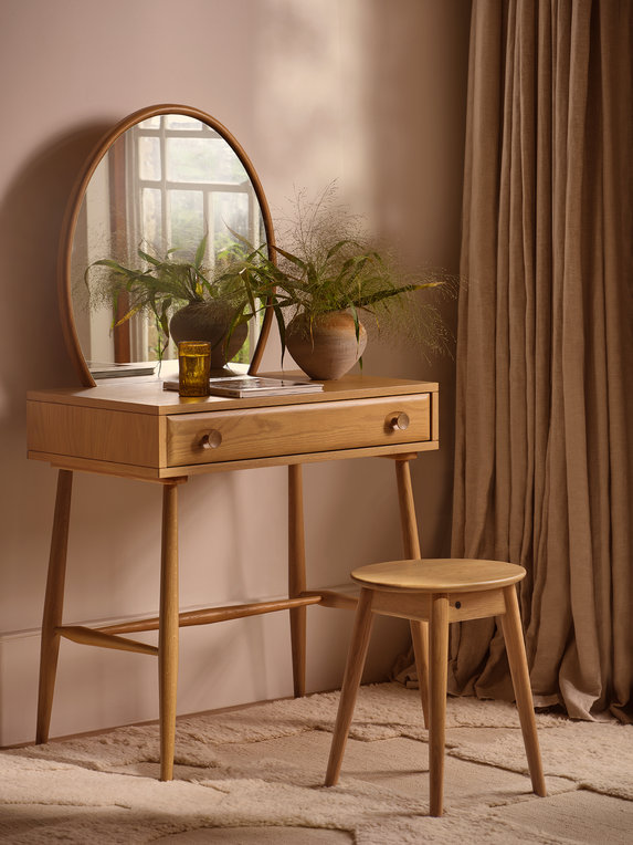 Hambledon Dressing Table with Mirror ercol Furniture