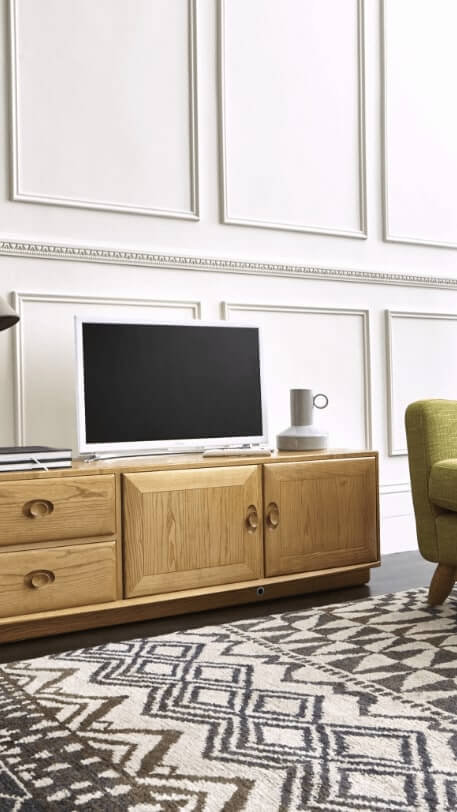 Designer TV Units | Solid Wood TV & Media Cabinets | ercol
