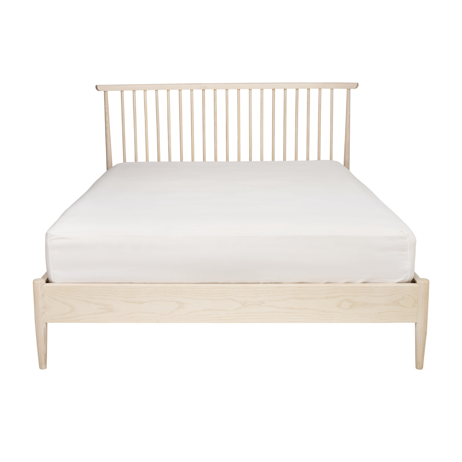 Salina Kingsize Spindle Bed in PT Ash NO MATTRESS | ercol Furniture